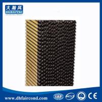 China Evaporative Cooler Pads 5090 7090 Greenhouse Cooling Pads 100mm 150mm Honeycomb Media for sale