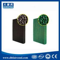 China Greenhouse Cooling Pads 7090 100mm Thick Evaporative Cooler Media Honeycomb Cell Pads for Wall Installation for sale