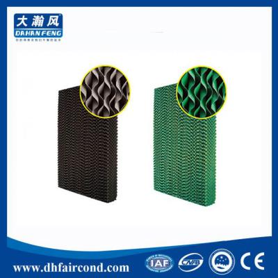 China Greenhouse Cooling Pads 7090 100mm Thick Evaporative Cooler Media Honeycomb Cell Pads for Wall Installation for sale