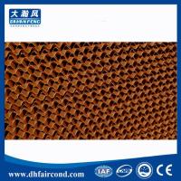 China Greenhouse Cooling Pads 7090 100mm Thick Evaporative Cooler Media Honeycomb Cell Pads for Wall Installation for sale