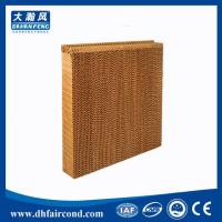 China Evaporative Cooler Filter Pads 100mm 150mm Thickness Honeycomb Cooling Media for Industrial Greenhouses for sale