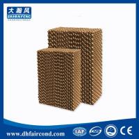 China Evaporative Cooler Filter Pads 100mm 150mm Thickness Honeycomb Cooling Media for Industrial Greenhouses for sale