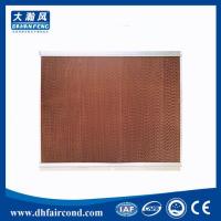 China Evaporative Cooler Filter Pads 100mm 150mm Thickness Honeycomb Cooling Media for Industrial Greenhouses for sale