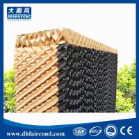China Evaporative Cooler Filter Pads 100mm 150mm Thickness Honeycomb Cooling Media for Industrial Greenhouses for sale
