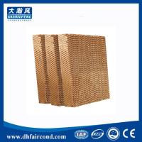 China DHF Swamp Cooler Media Pads 5090 7090 Honeycomb Cooling Pad for Evaporative Cooler Greenhouse for sale