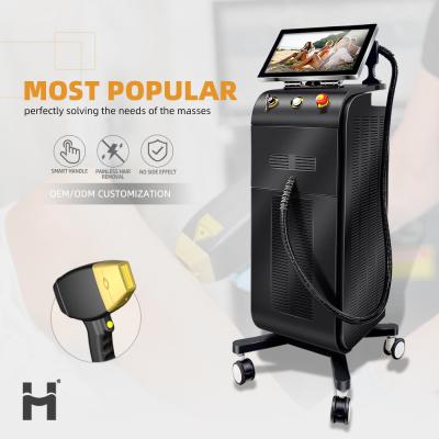 China 808nm Diode Laser Hair Removal Machine Newest Vertical High Power Salon Equipment for sale