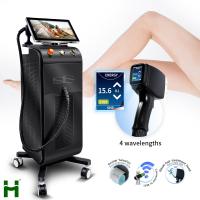 China 2024 Ice Titanium Replaceable 755 808 1064 Diode Laser Hair Removal Machine for Salon for sale