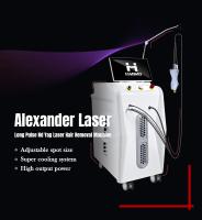 China Commercial HUAMEI OEM ODM 755nm Permanent Hair Removal Alexandrite Laser Machine for sale
