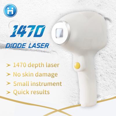 China Huamei Skin Tightening and Wrinkle Removal 1470nm Diode Laser Skin Rejuvenation System for sale
