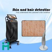 China Permanent Platinum Ice Diode Laser Hair Removal Machine with 12*12mm Spot Size by HUAMEI for sale
