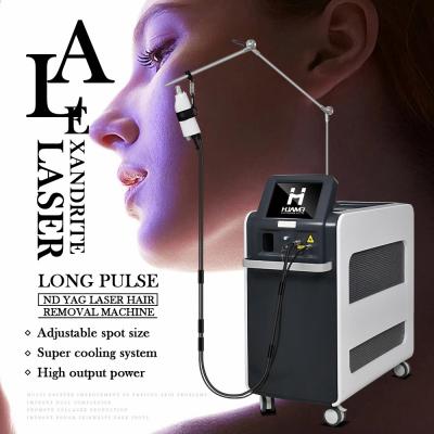 China Long Pulsed Alexandrite Laser Hair Removal Machine with 4000W Power and Q-Switch NO for sale