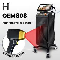 China Stationary Diode Laser Hair Removal Machine with 755 808 1064 Wavelengths and Ice Cooling for sale