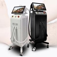 China Stationary Diode Laser Hair Removal Machine with 755 808 1064 Wavelengths and Ice Cooling for sale