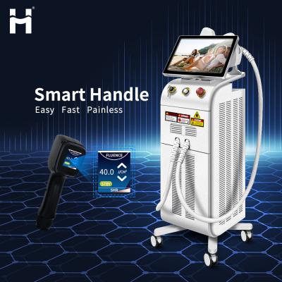 China High Power 600-2400W Diode Laser Hair Removal Machine 755 808 1064 for Salon Clinic for sale