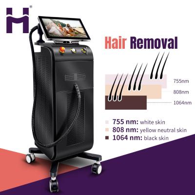 China Continually Shooting Time 1-60s FAC Technology 808nm Diode Laser Hair Removal Machine for sale