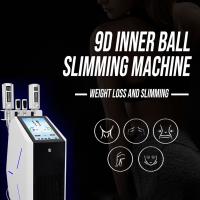 China Body Slimming EMS Electrical Muscle Stimulation Massager with 360 Rotation Ball Roller for sale