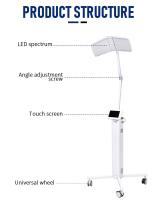 China 2024 7 Colors Lamp Chromotherapy Skin Rejuvenation Light Facial PDT LED Light Therapy Beauty Machine for sale