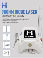 China Professional 980nm Diode Laser Nail Fungus and Spider Vein Treatment Machine by Huamei for sale