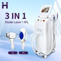 China 2 in 1 Nd Yag Tattoo Removal 808nm Diode Laser Hair Removal Machine with Dual Handles for sale