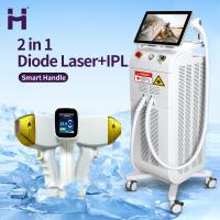 China 2 in 1 Nd Yag Tattoo Removal 808nm Diode Laser Hair Removal Machine with Dual Handles for sale