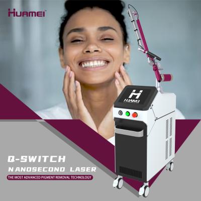 China Professional YAG Laser Tattoo Removal Machine for Acne Treatment and Spot Size 2-10mm for sale