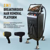 China 30%off Painless Ice Titanium 808 Diode Laser and Pico 2in1 ND YAG Tattoo Hair Removal Machine for sale