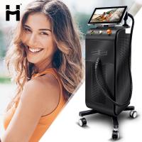China Most Advanced 4 wave 808nm diode lasering hair removal machine with spot size 10*20mm for sale