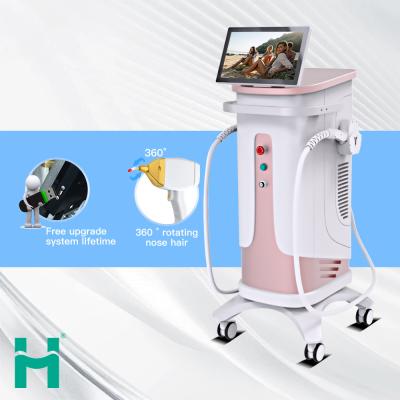 China Long-Lasting Hair Removal 808nm Diode Laser Machine with 6 Exchangeable Treatment Heads for sale