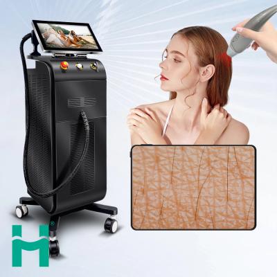 China Huamei 4K Adjustable Spot Hair Removal Diode Laser 755nm 808nm 1064nm Multi-language for sale