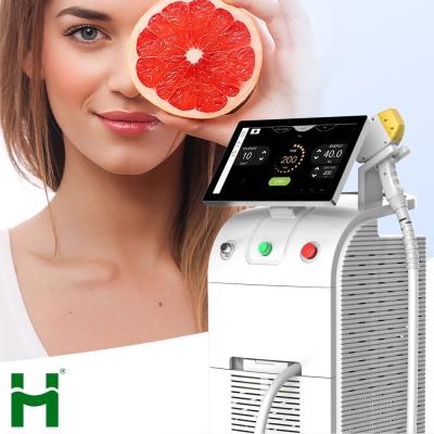 China Max 150J/cm2 CE TUV Approved 600W-1600W Diode Laser Hair Removal Machine for Salon for sale