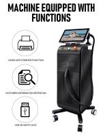 China USA Bar High Power 755nm 808nm 1064nm Diode Laser Hair Removal Machine for Beauty Salon for sale