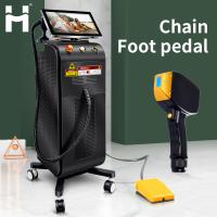 China 800-2000W Diode Laser Hair Removal Machine with Chain Foot Pedal 2024 Cloud Computing for sale