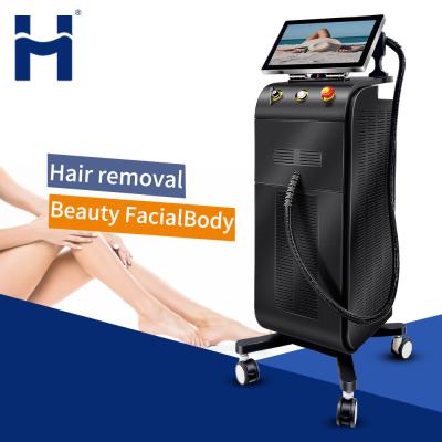 China STANDING Triple Wavelength Diode Laser Permanent Hair Removal Machine with Components for sale