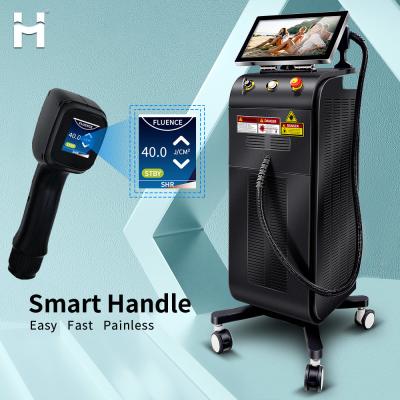 China Diode Laser Ice Platinum Speed 2 in 1 755 808nm Permanent Diode Hair Removal Laser Huamei for sale