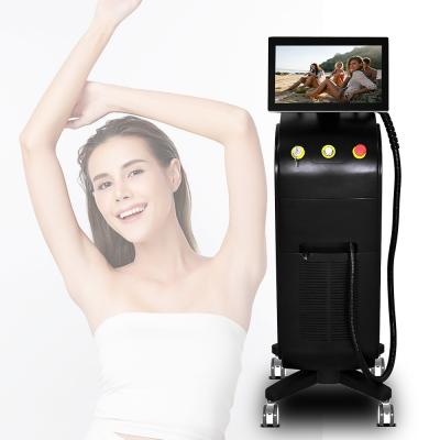 China Effective Stationary Hair Removal Machine with Titanium 3 Wavelength 808nm Diode Laser for sale