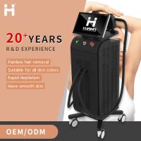 China 755 808 1064nm Laser Ice Titanium Diode Laser Hair Removal Machine for All Skin Types for sale