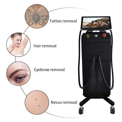 China Water Air Semiconductor Cooling System Laser Tattoo Removal and Hair Removal Machine for sale
