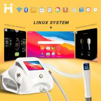 China 12*20mm Spot Size Fiber Diode Laser Permanent Hair Removal Machine NO Q-Switch CE Approved for sale