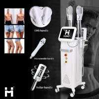 China Body Sculpting STANDING EMS Machine with Inner Ball Roller and RF Microneedle Technology for sale