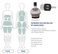 China Huamei V8 4 In 1 Infrared Laser Vacuum RF Roller Vela Body Sculpting Slimming Massager Machine for sale