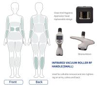China Huamei V8 4 In 1 Infrared Laser Vacuum RF Roller Vela Body Sculpting Slimming Massager Machine for sale