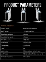 China Breast Tightening Inner Ball Roller Spheres Cellulite Reduction Roller Massage Machine for sale