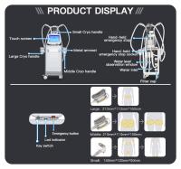 China 12 Inch Color LCD Touch Screen Cryo Body Slimming Machine for Chin Fat Freezing Treatment for sale