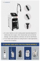 China Adjustable -4 C -20 C Temperature Range Cold Air Skin Cooling System for Cooling Skin for sale