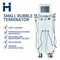China High Frequency Aqua Peeling Facial Machine with 6 Handles and 1 bar Max Vacuum Power for sale
