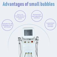 China High Frequency Aqua Peeling Facial Machine with 6 Handles and 1 bar Max Vacuum Power for sale