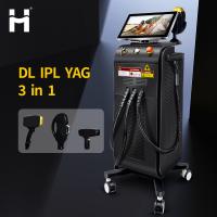 China STANDING 3 in 1 ipl 808 Nd Yag Laser Tattoo Removal Machine for Multi-functional Beauty for sale