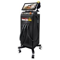China 808nm Diode Laser elight Beauty Machine for Hair Removal and DN YAG Eyebrow Washing for sale
