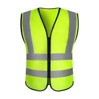 China High Visibility Reflective Safety Vest - 100% Polyester, Sizes S-XXXL, 45×25×45CM Carton for sale