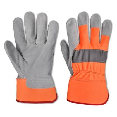 China EN388 Certified White Sheepskin Thermal Driver Gloves 10.5 Inch with Half Lining for Industrial Safety Work for sale